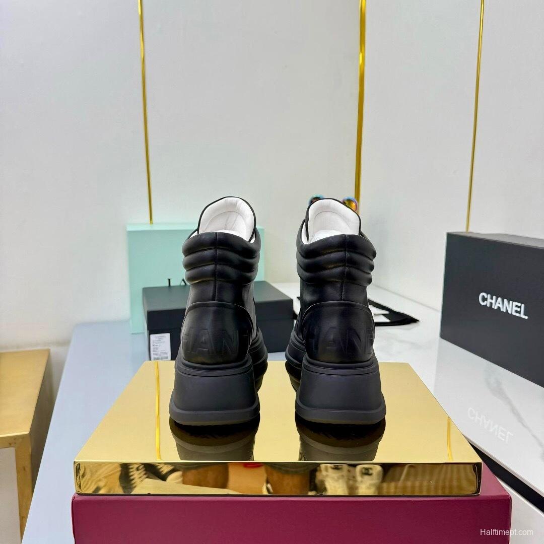 Chanel 2025 SS Short Boots Essential Fall Winter Heavy Duty Style ...